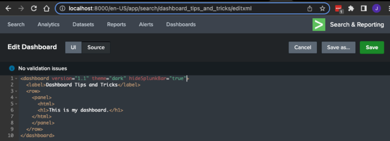 5 Ways to Improve Your Splunk Simple XML Dashboarding - sp6.io